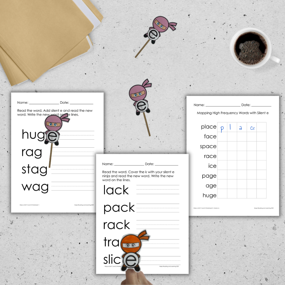 Silent e Words with Soft c and g - Keep Reading & Learning