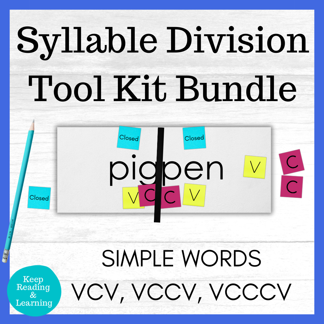 Syllable Division Tool Kits - Keep Reading & Learning