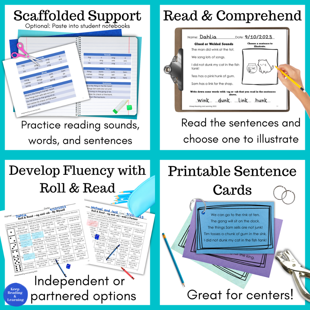 Literacy Center Options - Keep Reading & Learning